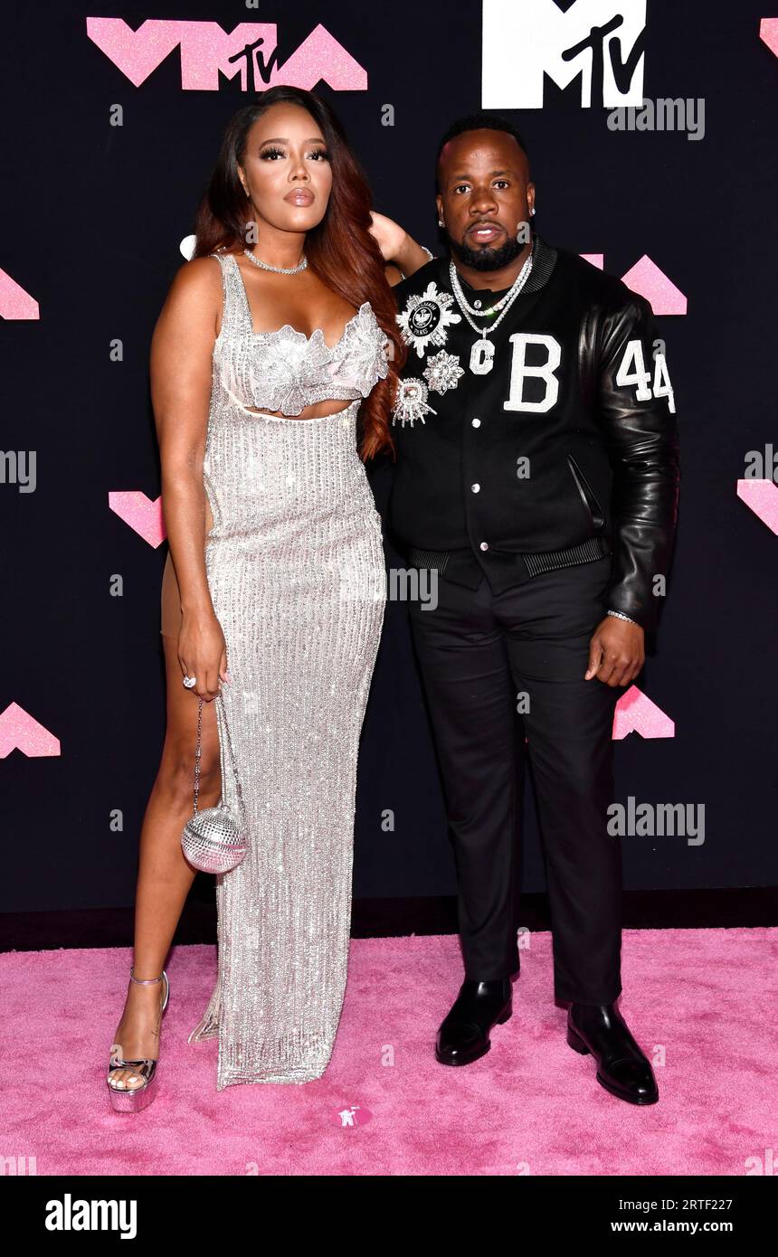 Angela Simmons, from left, and Yo Gotti arrive at the MTV Video Music ...