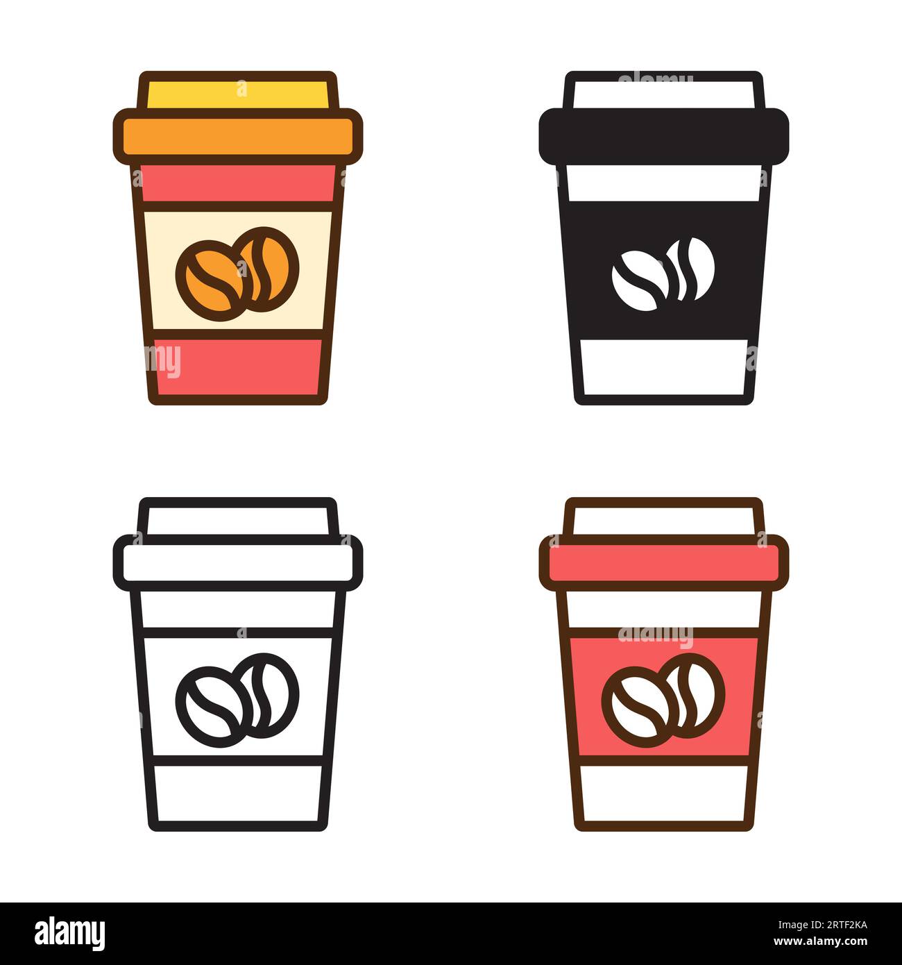 4 cup Stock Vector Images - Alamy