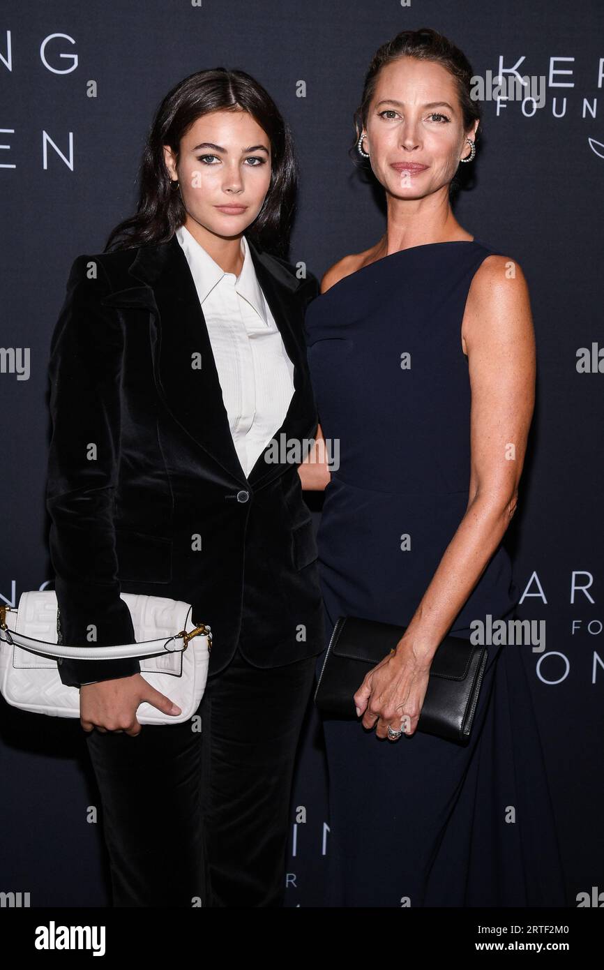 New York, USA. 12th Sep, 2023. Grace Burns and Christy Turlington ...