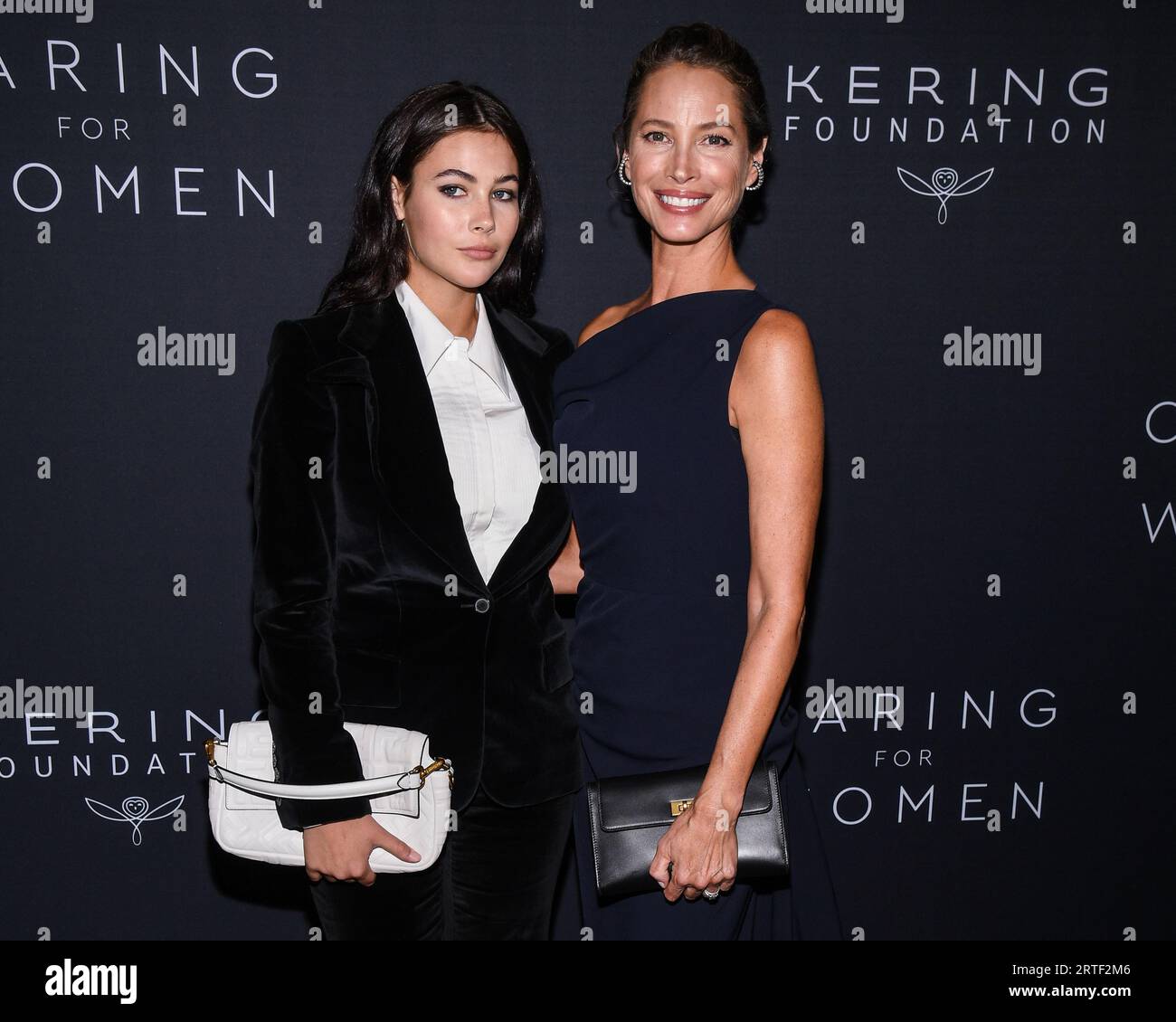 New York, USA. 12th Sep, 2023. Grace Burns and Christy Turlington ...