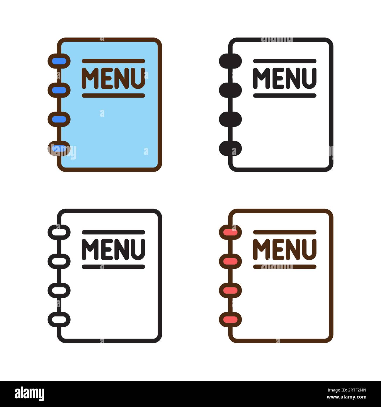 Bookmark icon in flat Cut Out Stock Images & Pictures - Alamy