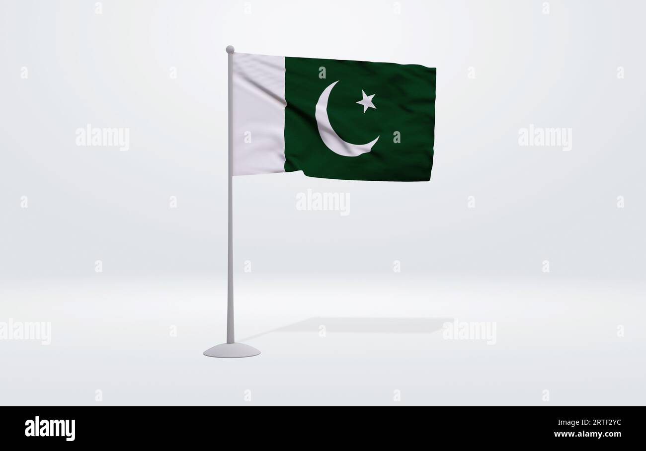 3d pakistan flag hi-res stock photography and images - Alamy