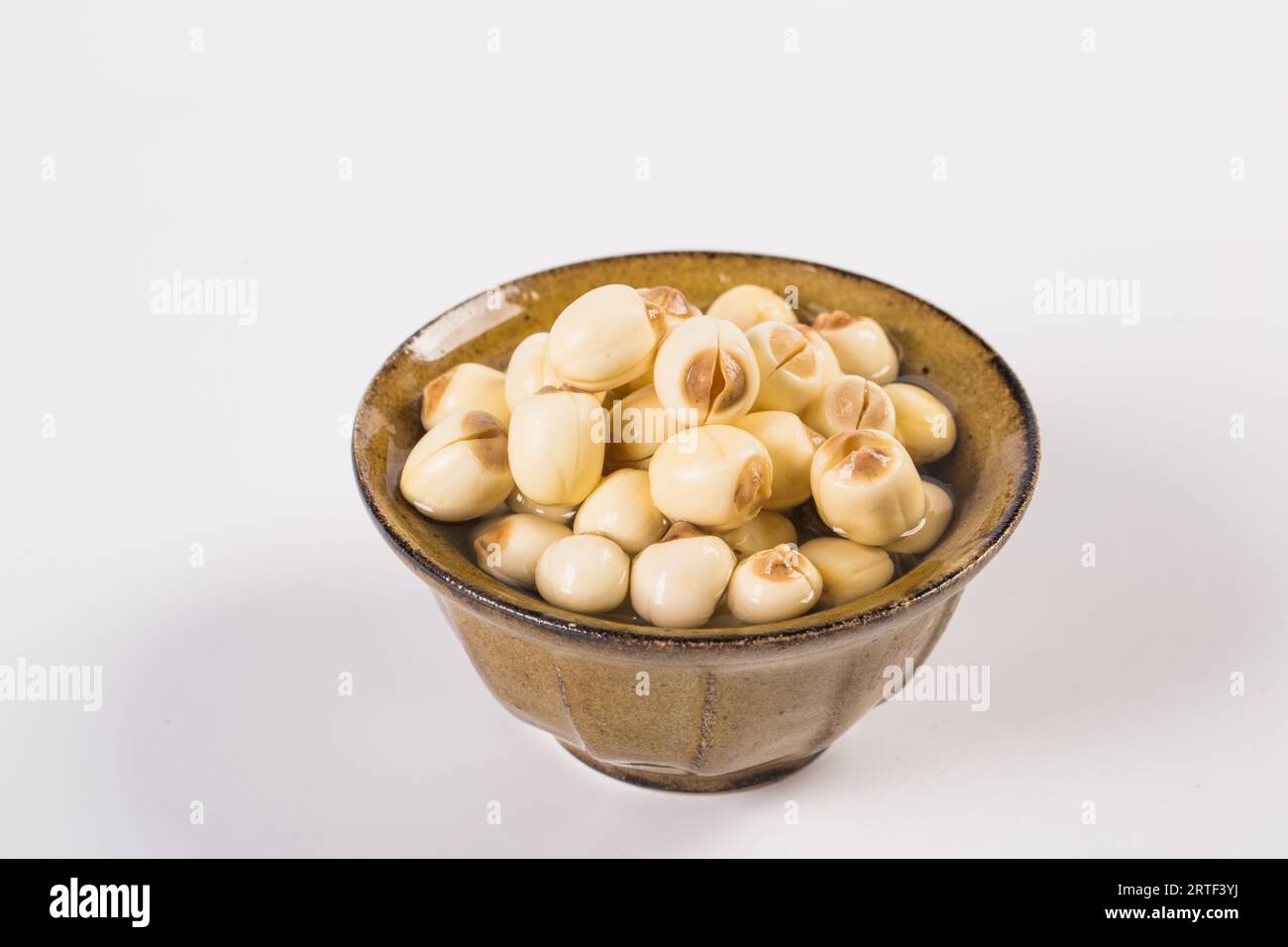 Dry Lotus seed or lotus nut (lat.Nelumbo nucifera). Used in Asian ...
