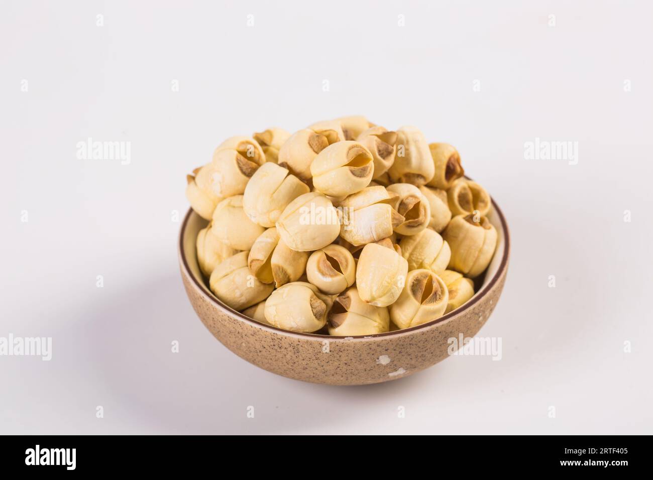 Dry Lotus seed or lotus nut (lat.Nelumbo nucifera). Used in Asian ...