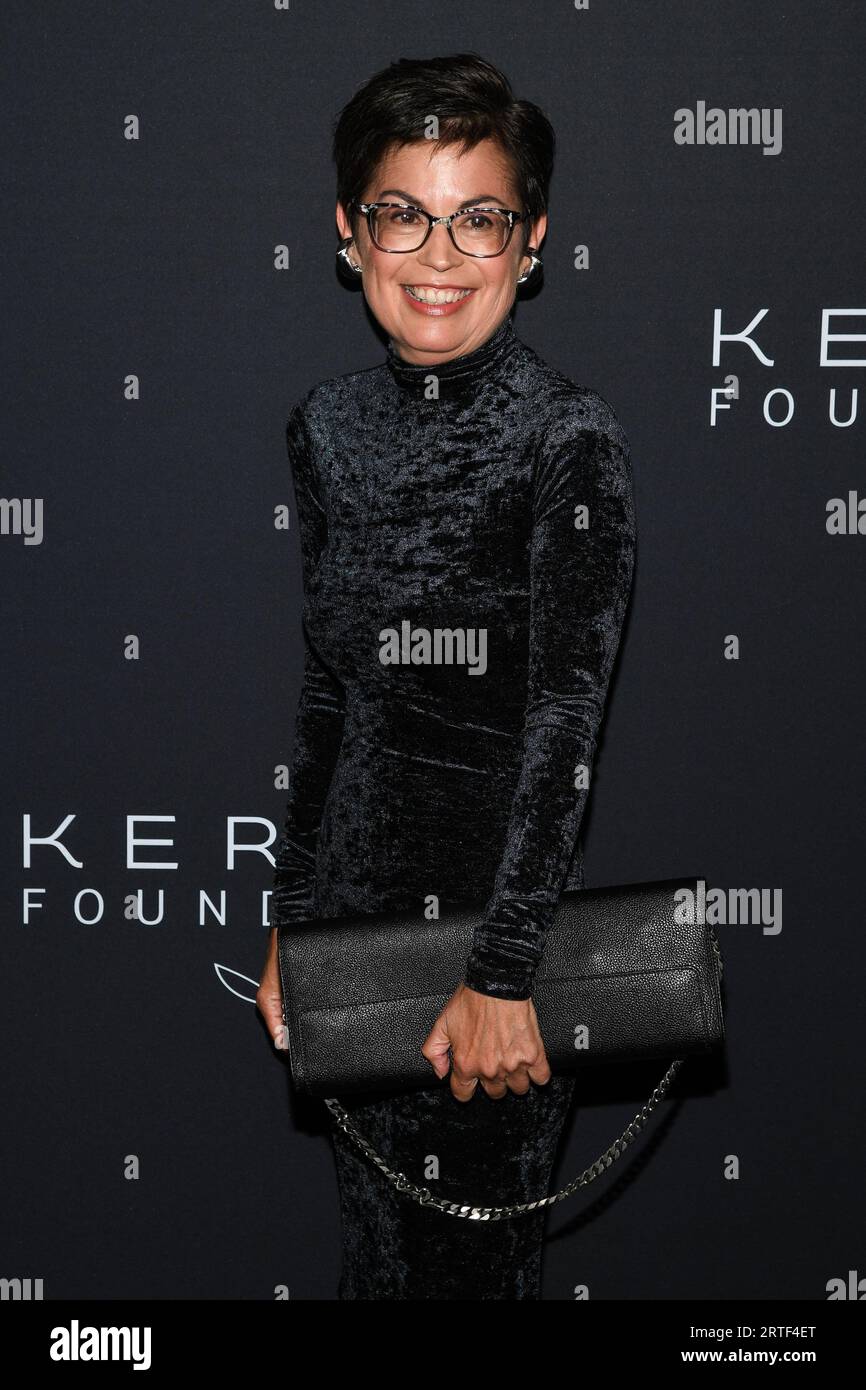 New York, USA. 12th Sep, 2023. Teresa Huizar walking on the red carpet ...