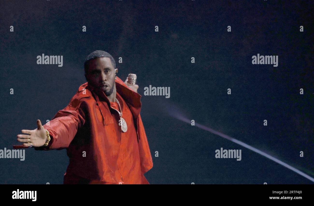 Newark, United Stated. 12th Sep, 2023. Sean 'Diddy' Combs performs ...