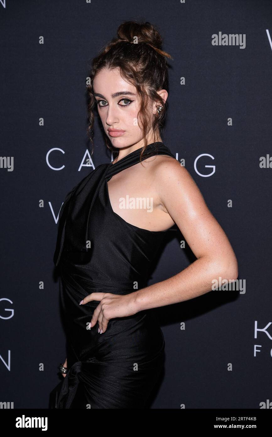 New York, USA. 12th Sep, 2023. Rachel Sennott walking on the red carpet ...