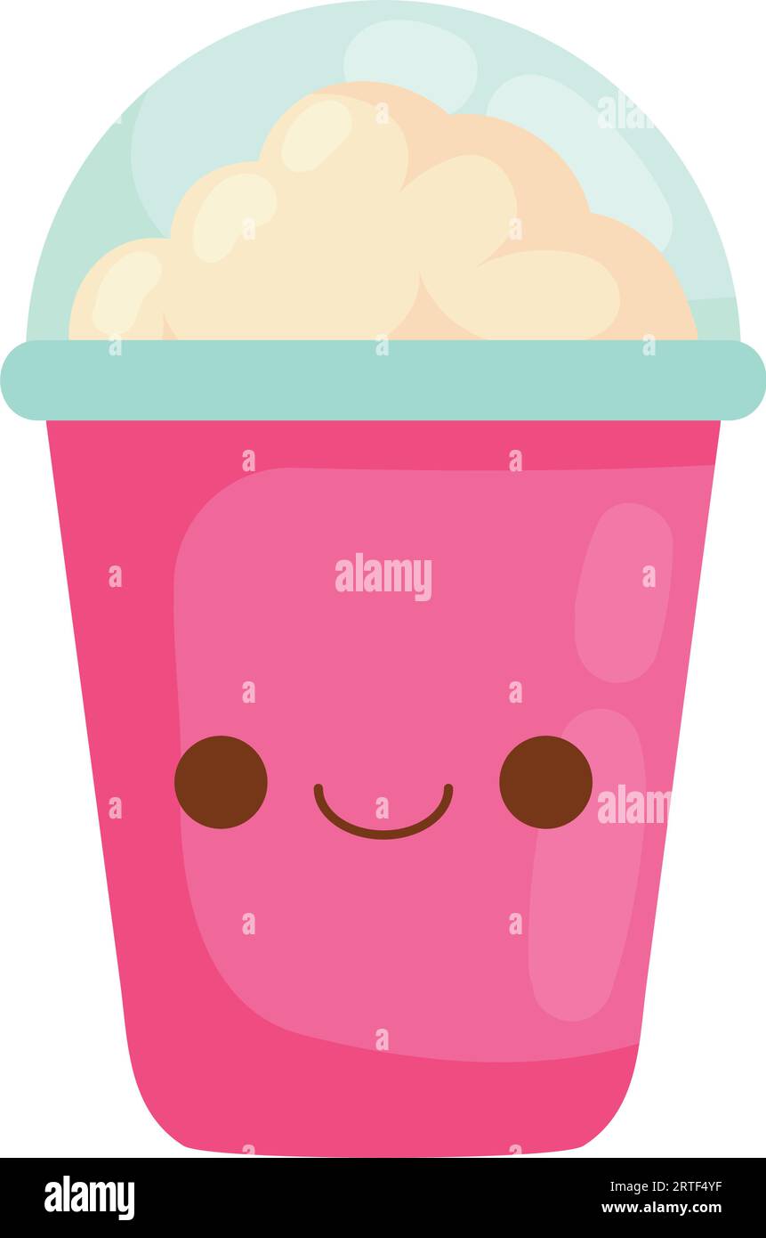 smoothie kawaii food icon Stock Vector Image & Art - Alamy
