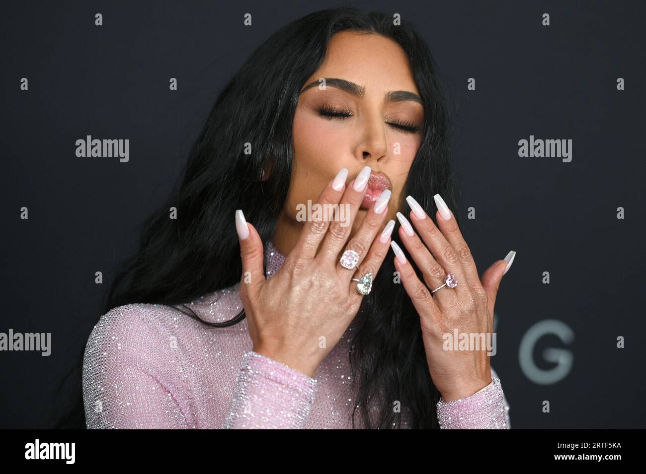 New York, USA. 12th Sep, 2023. Kim Kardashian walking on the red carpet ...