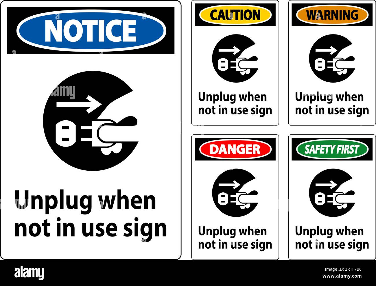 Unplug it warning hi-res stock photography and images - Alamy