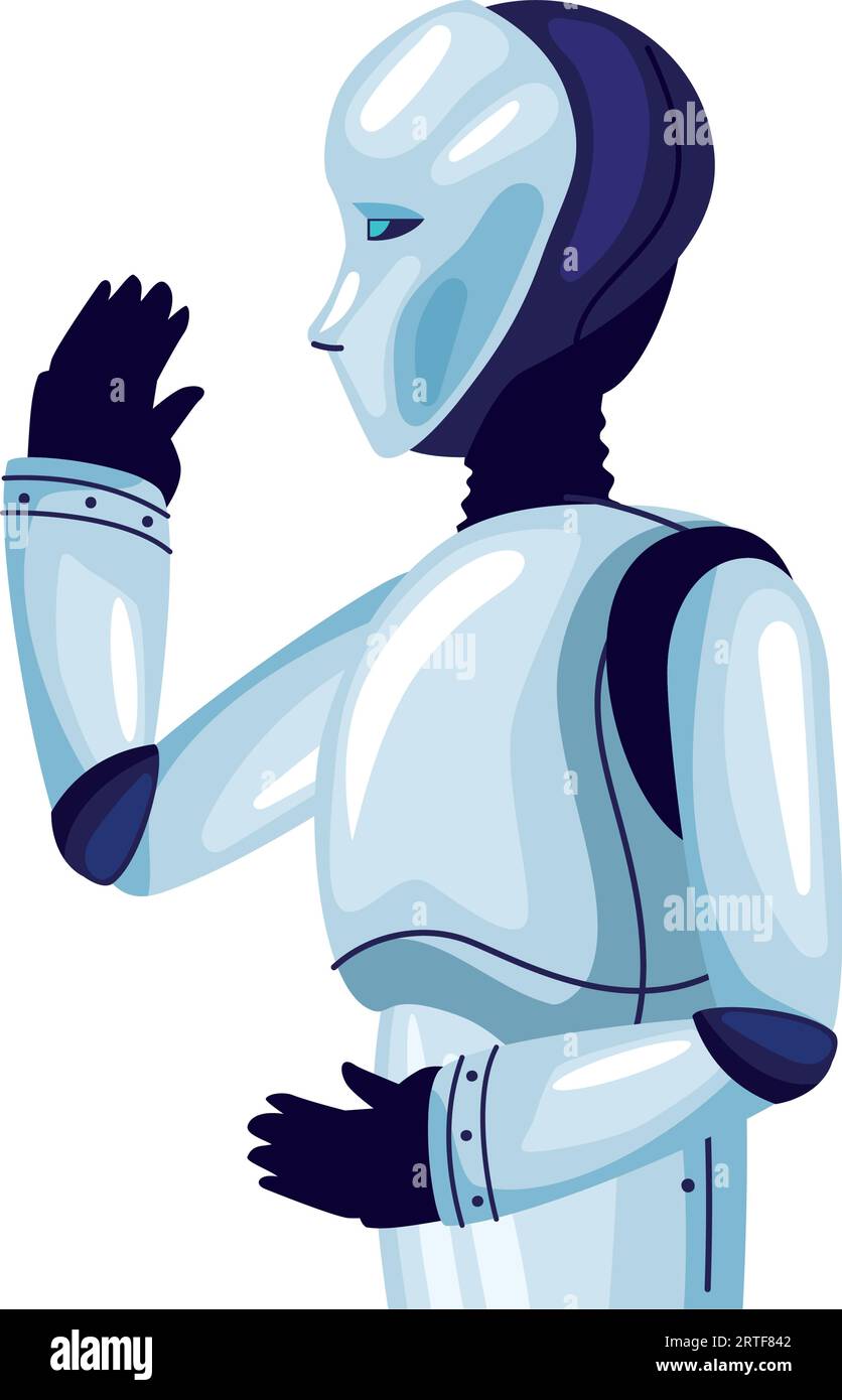 Profile ai tech robot Stock Vector Images - Alamy