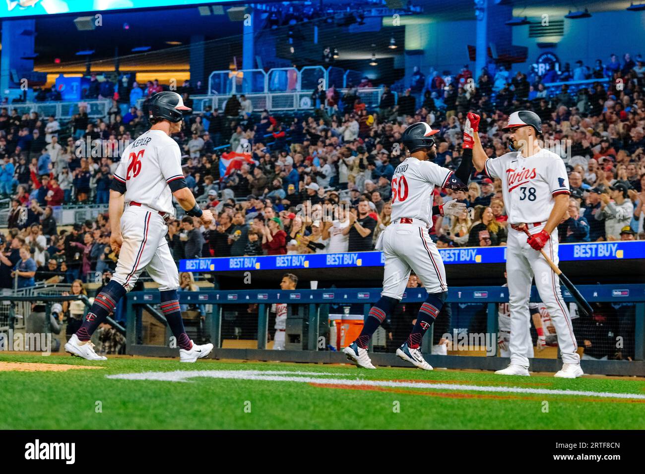 Minneapolis, Minnesota, USA. 12th Sep, 2023. Minnesota Twins left ...