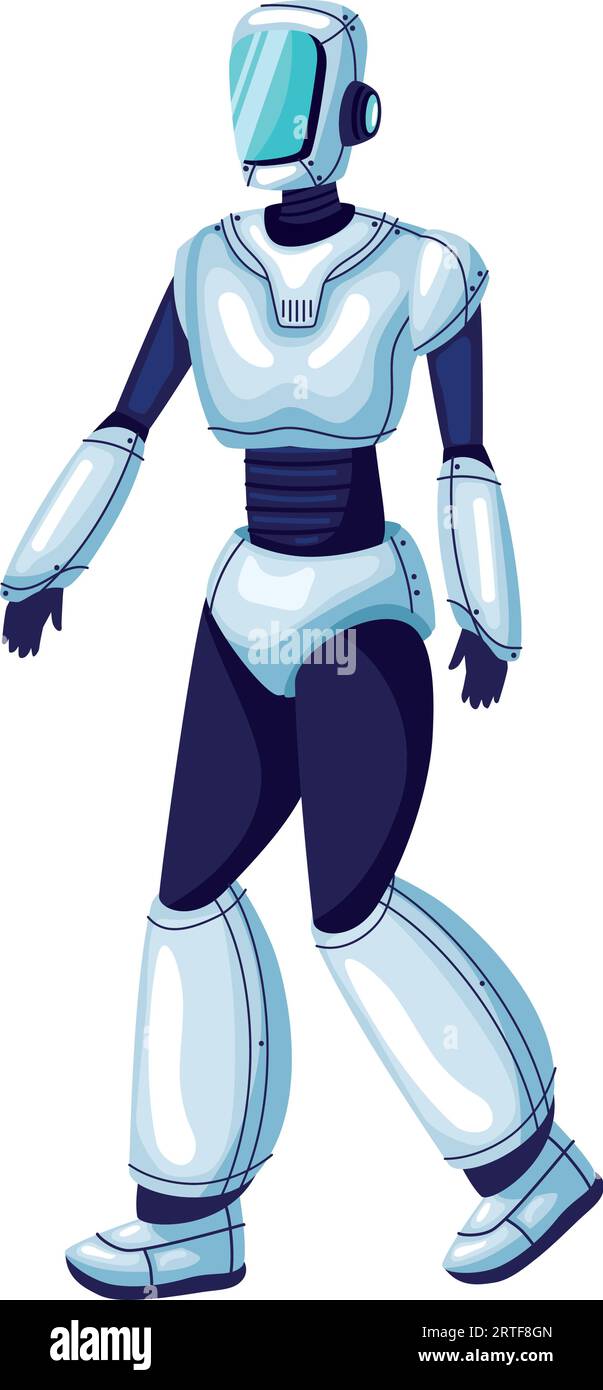 robot ai technology walking Stock Vector Image & Art - Alamy