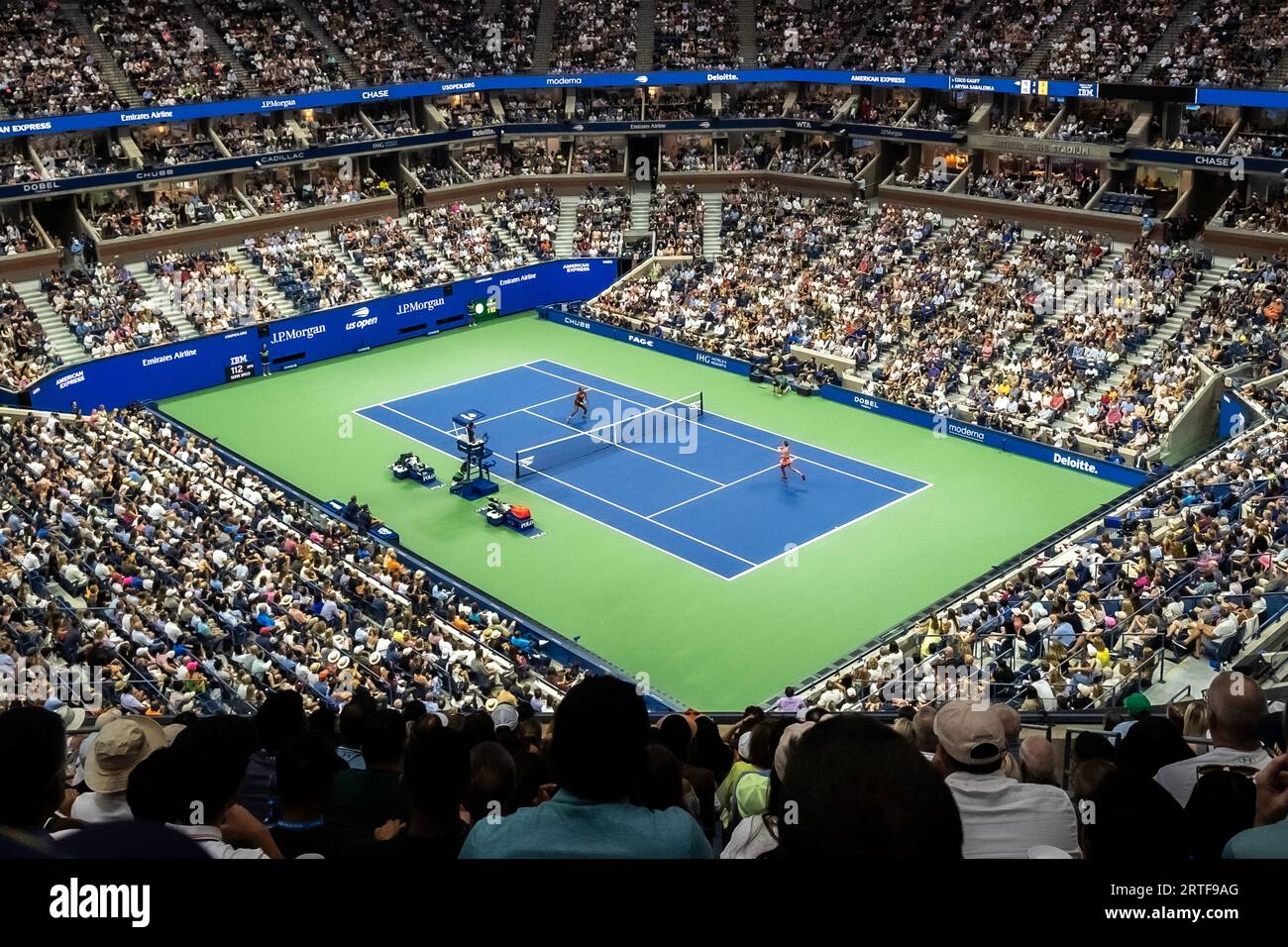 Arthur Ashe Stadiium at the USTA Billie Jean King National Tennis ...