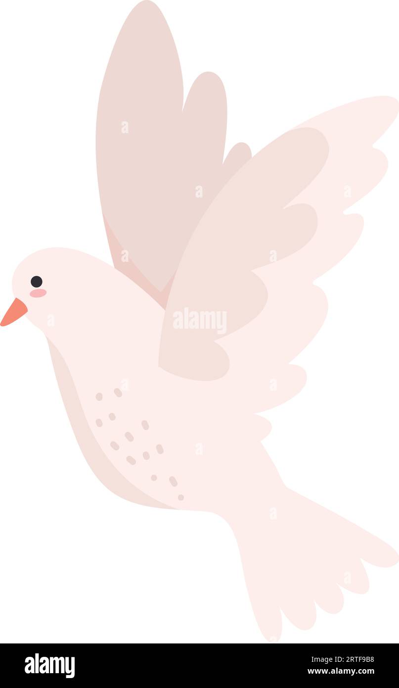 Dove Open Wings Stock Vector Images Alamy