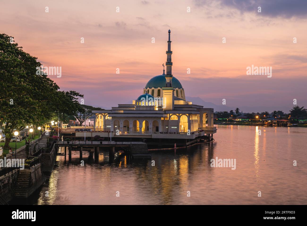 Masjid India, Floating Mosque located in Kuching city, Sarawak, East ...