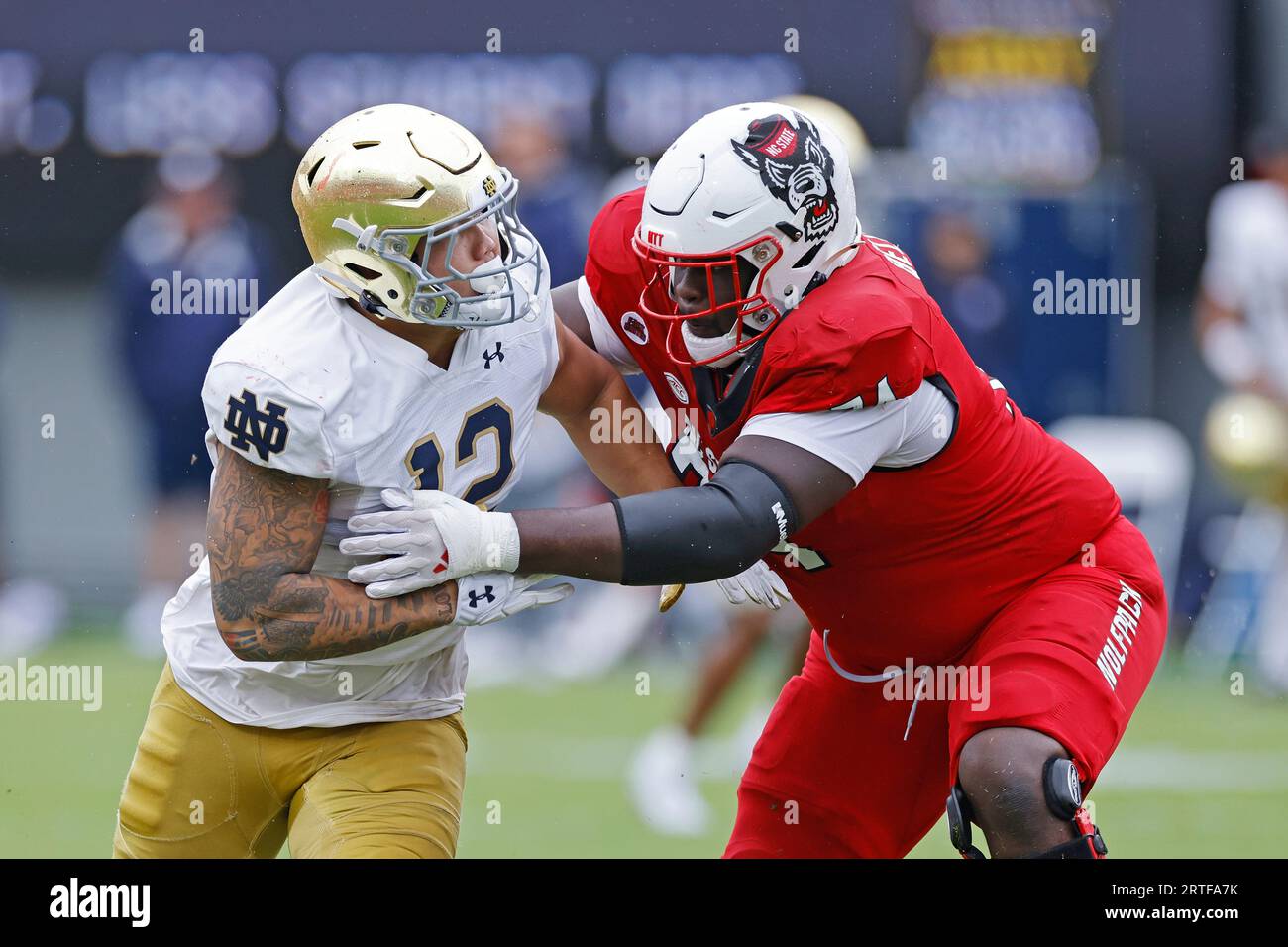 RALEIGH, NC - SEPTEMBER 09: North Carolina State Wolfpack offensive ...