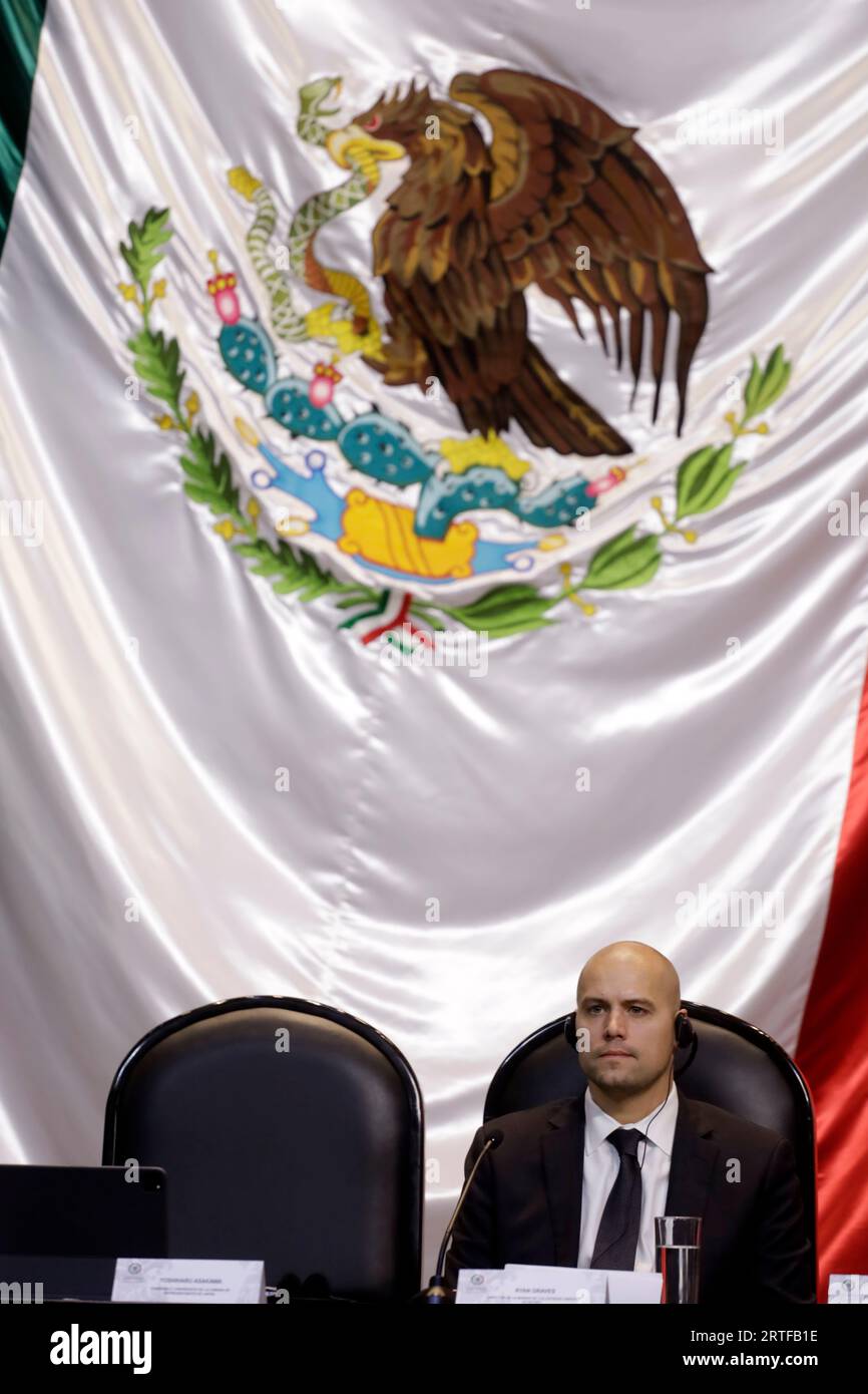 Mexico City, Mexico. 12th Sep, 2023. Retired former US Air Force pilot ...