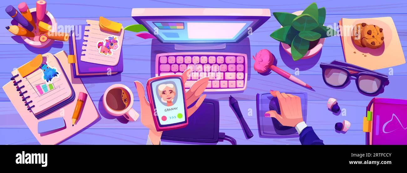 Cartoon office hi-res stock photography and images - Alamy