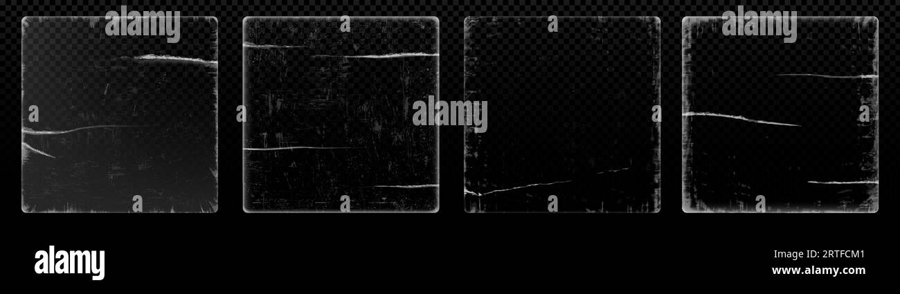 Old vintage vinyl album paper cover overlay frame. Retro music cd worn ...