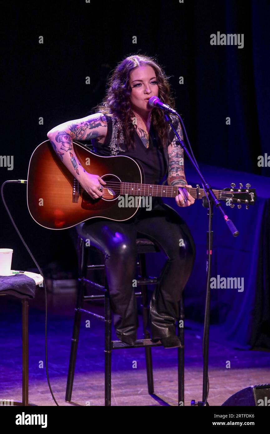 Singer Ashley McBryde performs at the Country Music Hall of Fame and ...