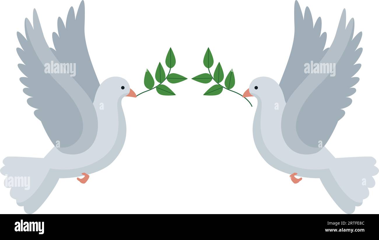 world peace day pigeons animal Stock Vector Image & Art - Alamy