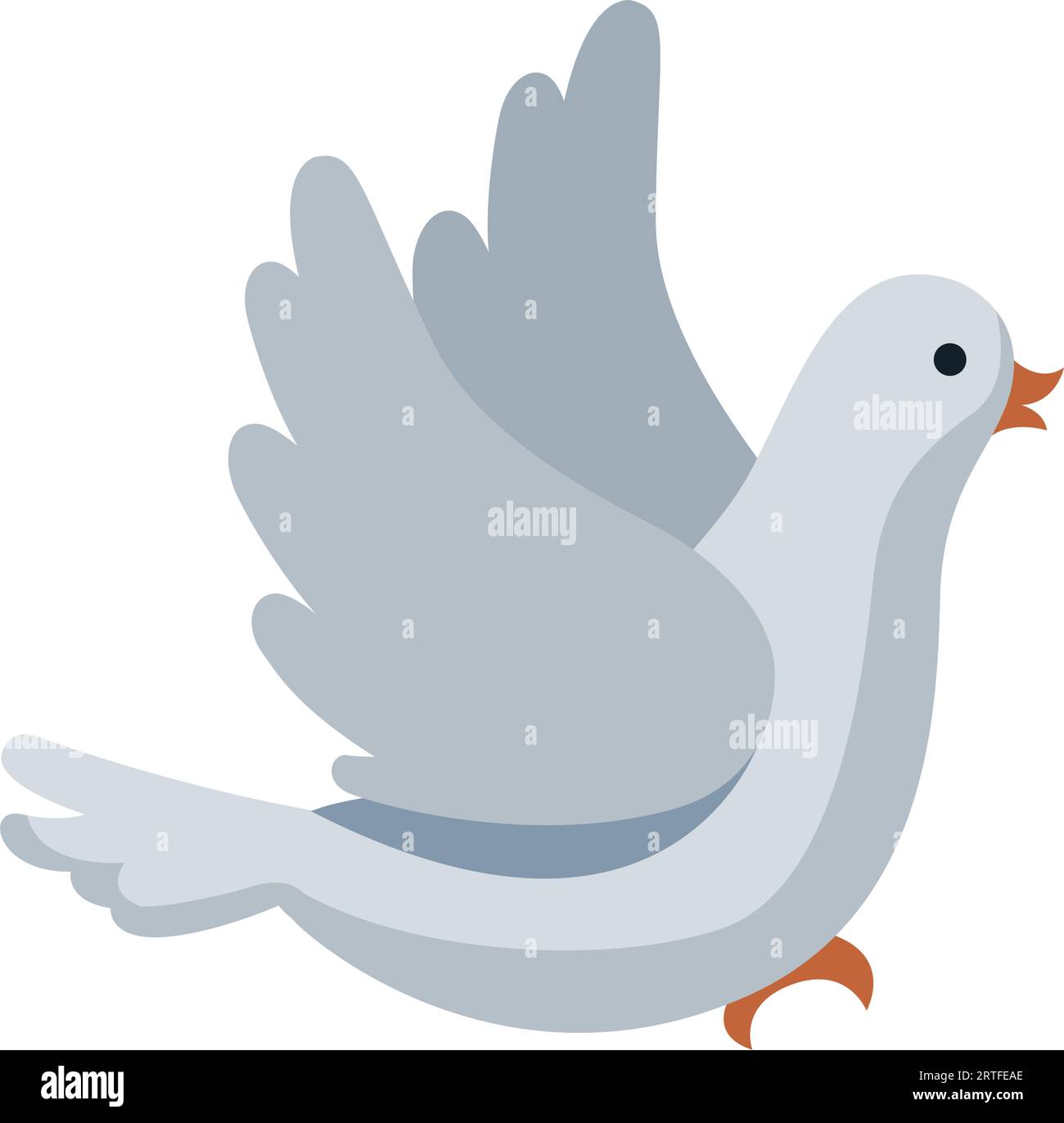 white dove bird icon Stock Vector Image & Art - Alamy