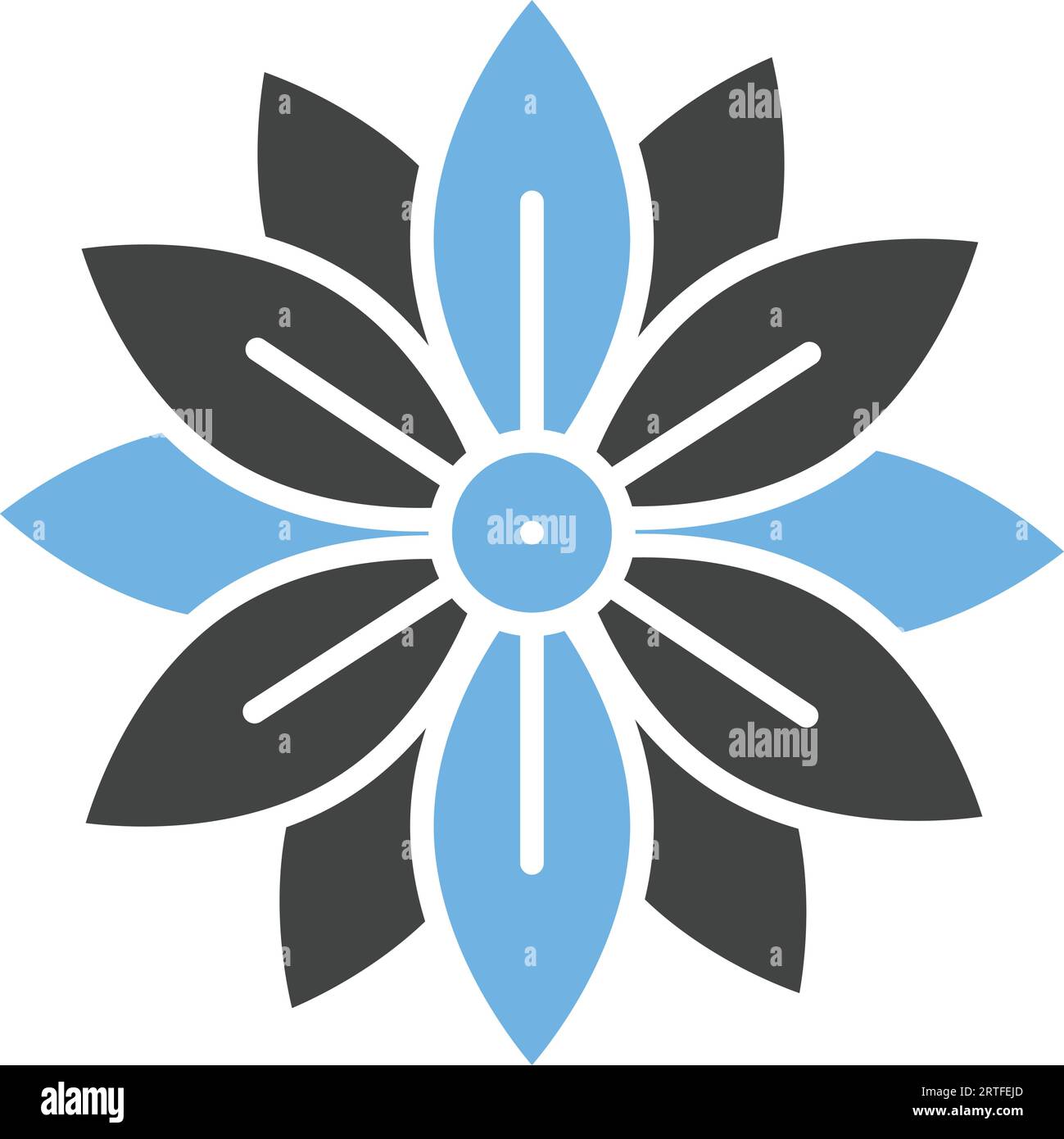 Aster icon image Stock Vector Images - Alamy