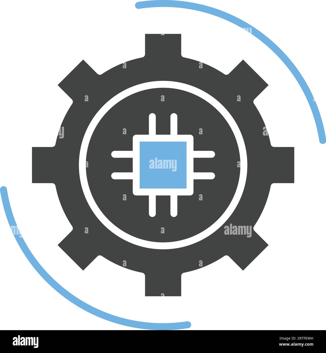 Automated machine tools Stock Vector Images - Alamy