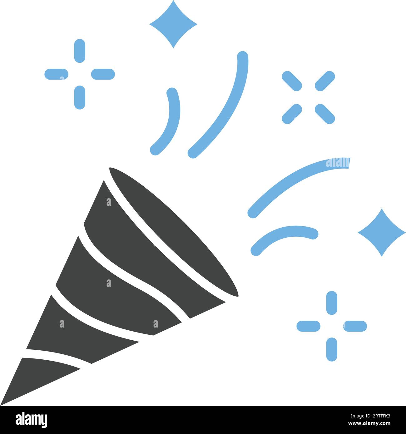 Confetti Cannon Icon Image Stock Vector Image & Art - Alamy