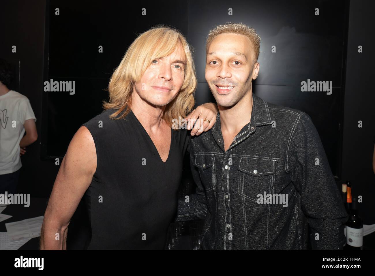 Marc Bouwer and Devon Watley attends The Art of Marc Bouwer : Facial ...