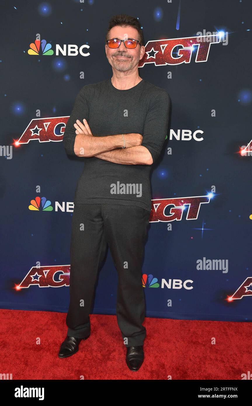 Simon Cowell arrives for a live broadcast of "America's Got Talent ...