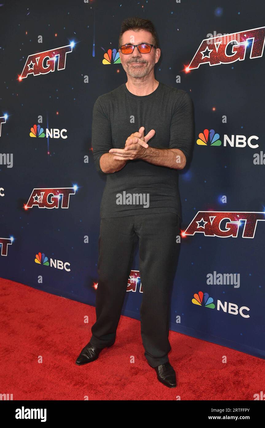 Simon Cowell arrives for a live broadcast of "America's Got Talent ...