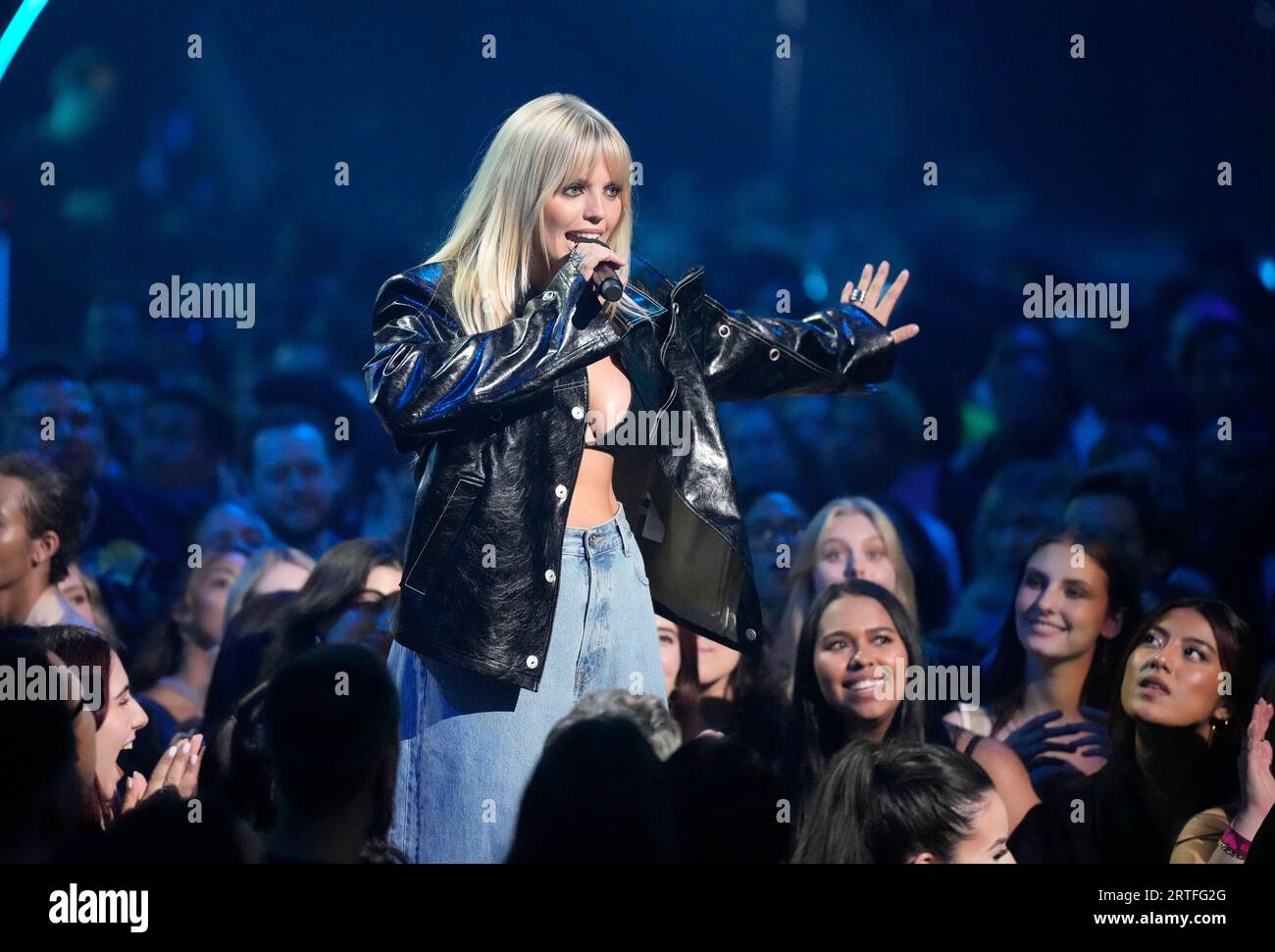 Renee Rapp performs during the MTV Video Music Awards on Tuesday, Sept ...