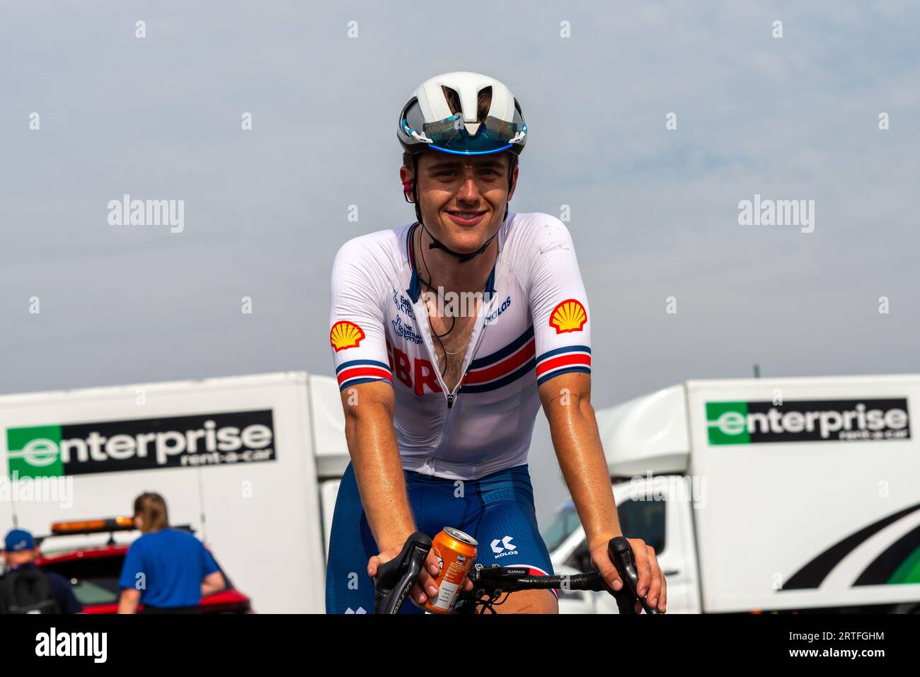 Thomas brough cyclist hi-res stock photography and images - Alamy