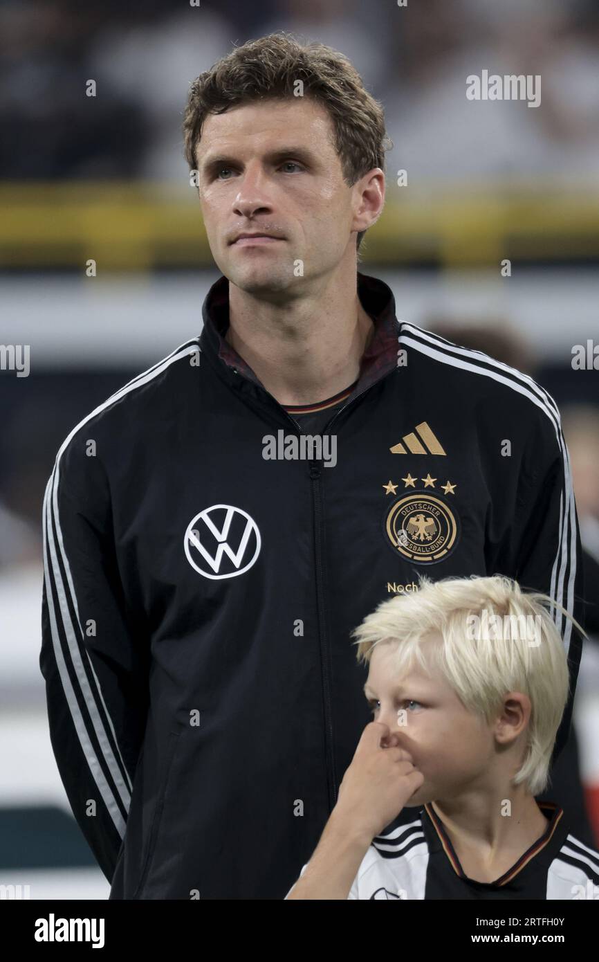 Thomas Muller of Germany looks on before the International Friendly ...