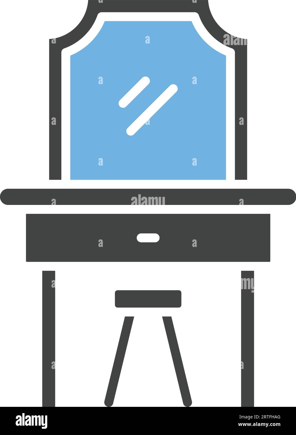 Dressing table concept Cut Out Stock Images & Pictures - Alamy