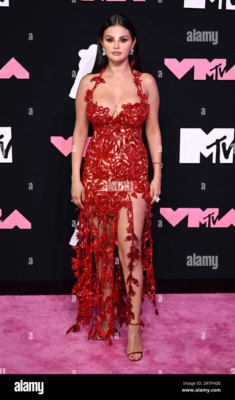 Newark, USA. September 12th, 2023. Selina Gomez arriving at the 2023 ...