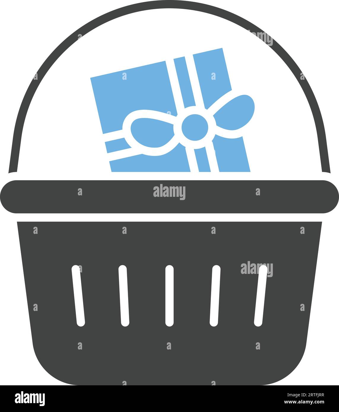 Gifts in Basket Icon Image Stock Vector Image & Art - Alamy