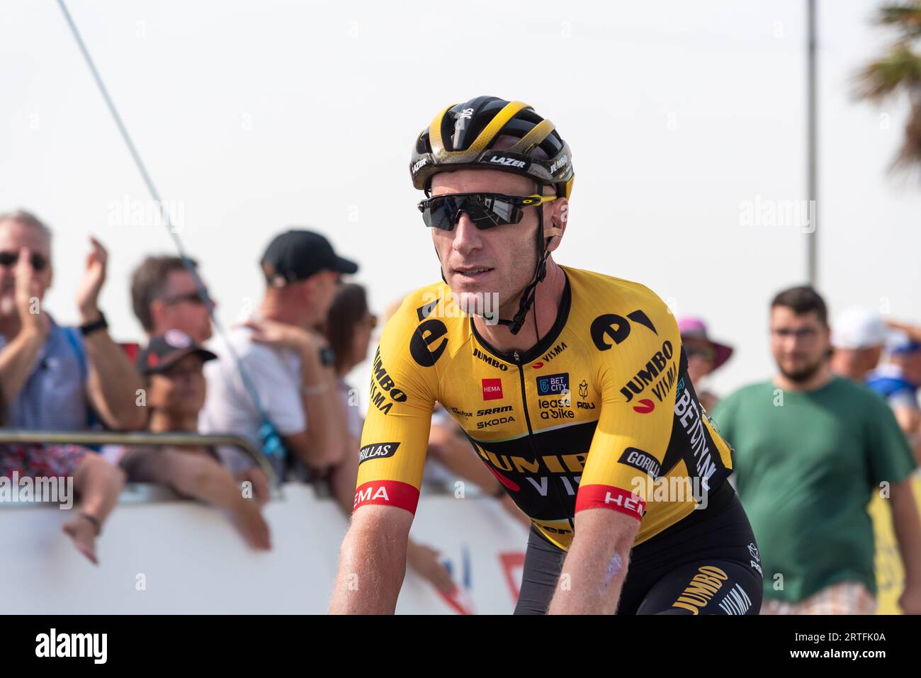 Jos van Emden of team Jumbo Visma riding before the Tour of Britain ...