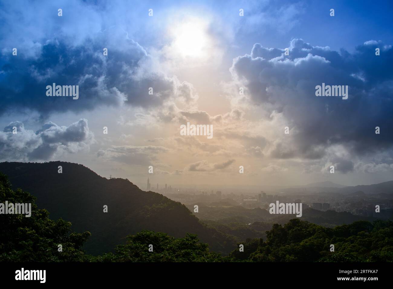 The clouds over the city are constantly changing and taking on ...