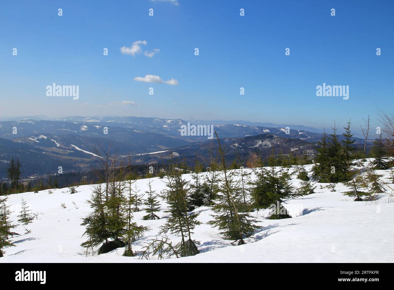 Mountain range of the silesian beskids hi-res stock photography and ...