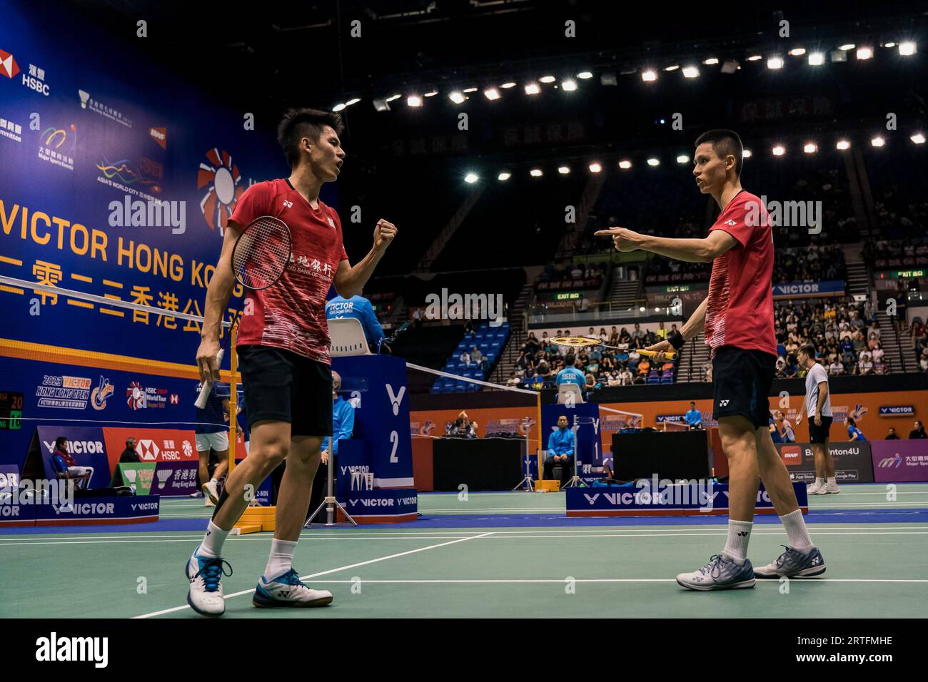 Hong Kong, China. 12th Sep, 2023. Fang Chih Lee and Fang Jen Lee of ...