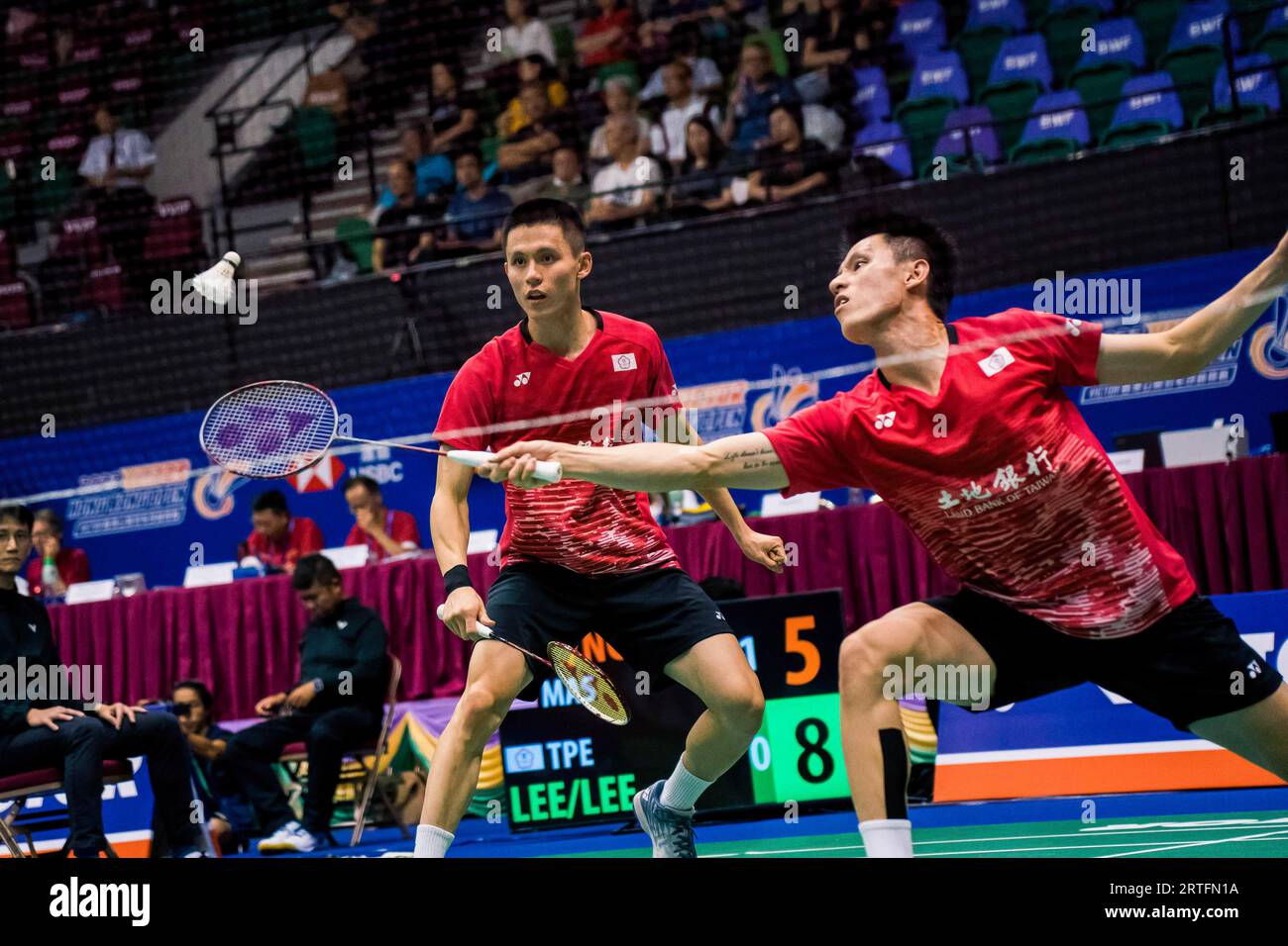 Hong Kong, China. 12th Sep, 2023. Fang Chih Lee and Fang Jen Lee of ...