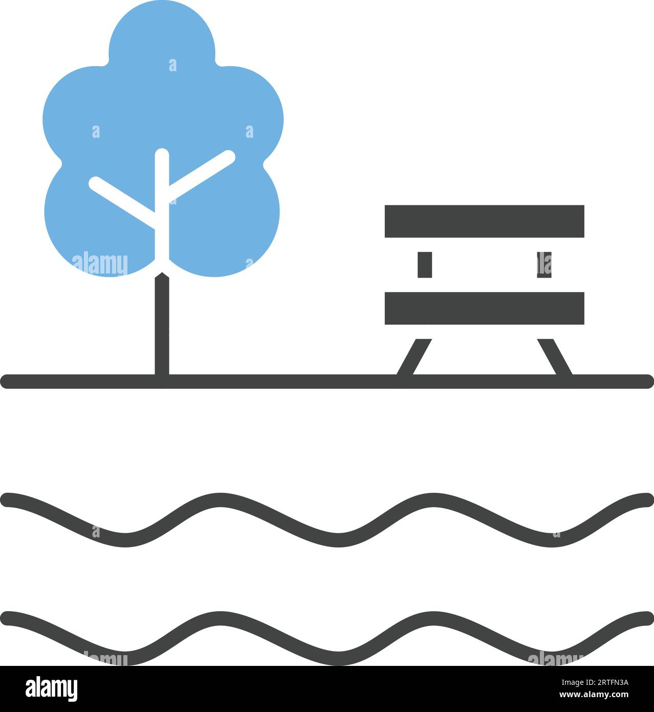 Lake Icon Image Stock Vector Image & Art - Alamy