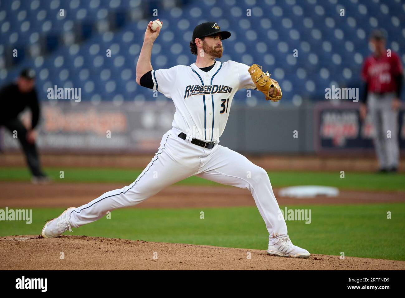 Akron RubberDucks pitcher Shane Bieber (31), on rehab assignment from ...