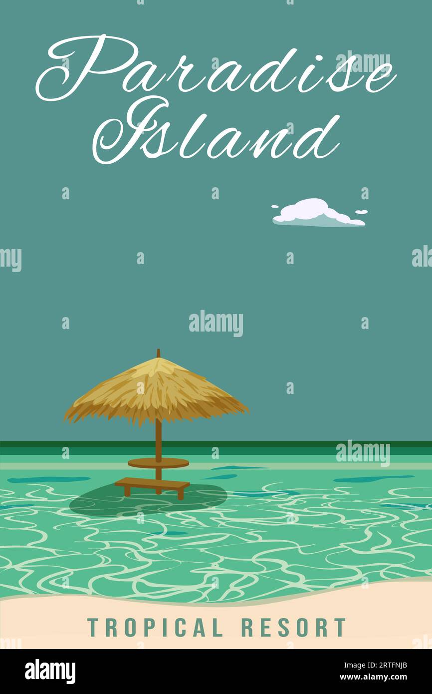 Mauritius paradise island Stock Vector Images - Alamy