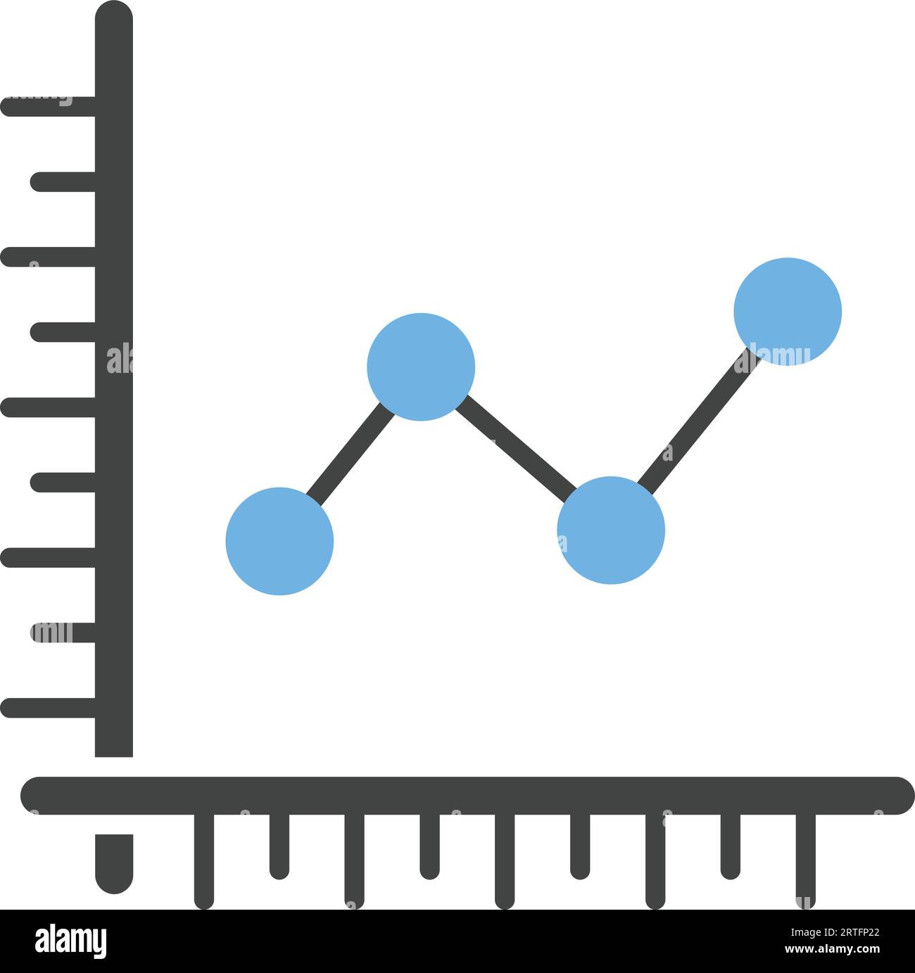 Line Graph Icon Image Stock Vector Image & Art - Alamy