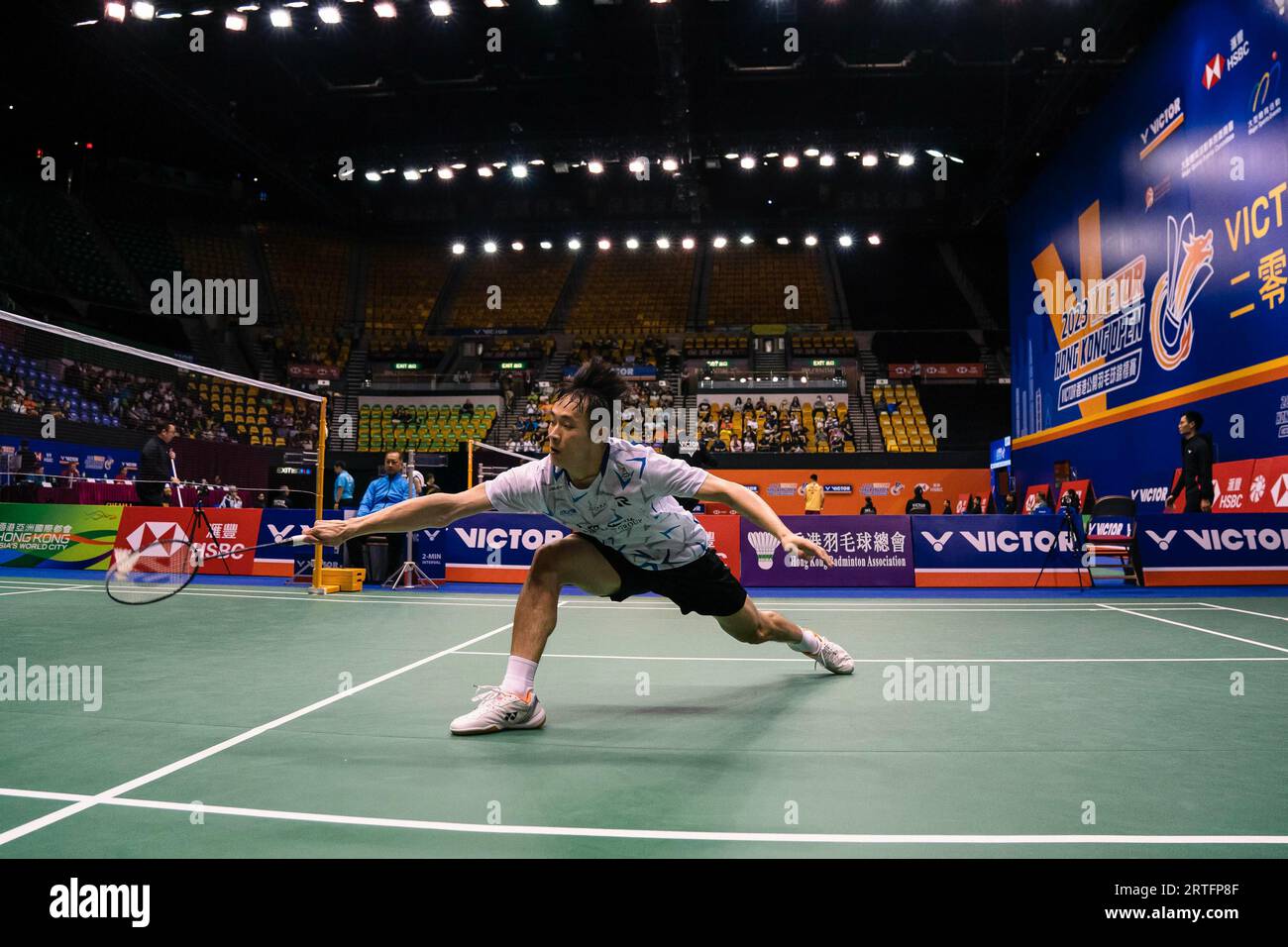 Hong Kong, China. 12th Sep, 2023. Chi Yu Jen of Chinese Taipei competes ...
