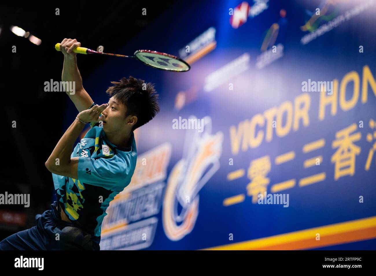 Hong Kong, China. 12th Sep, 2023. Su Li Yang of Chinese Taipei competes ...